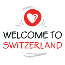 Welcome To Switzerland Illustration Sticker