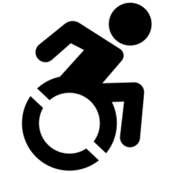 Wheelchair Handicapped Icon Sticker