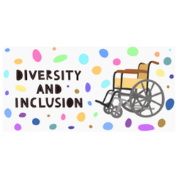 Wheelchair Illustration Inclusion Awareness Sticker