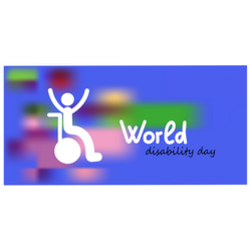 World Disability Day Doodle Banner Sticker
