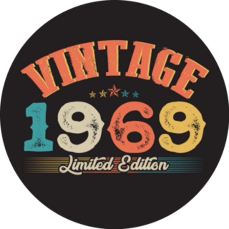 1969 Vintage Limited Edition Sticker