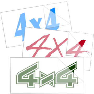 4 x 4 Offroad Truck Car Stickers & Decals – Durable, Weatherproof
