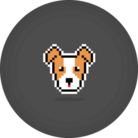 8 Bit Jack Terrier Sticker