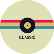 90s Themed Classic Vintage Vinyl Records Sticker