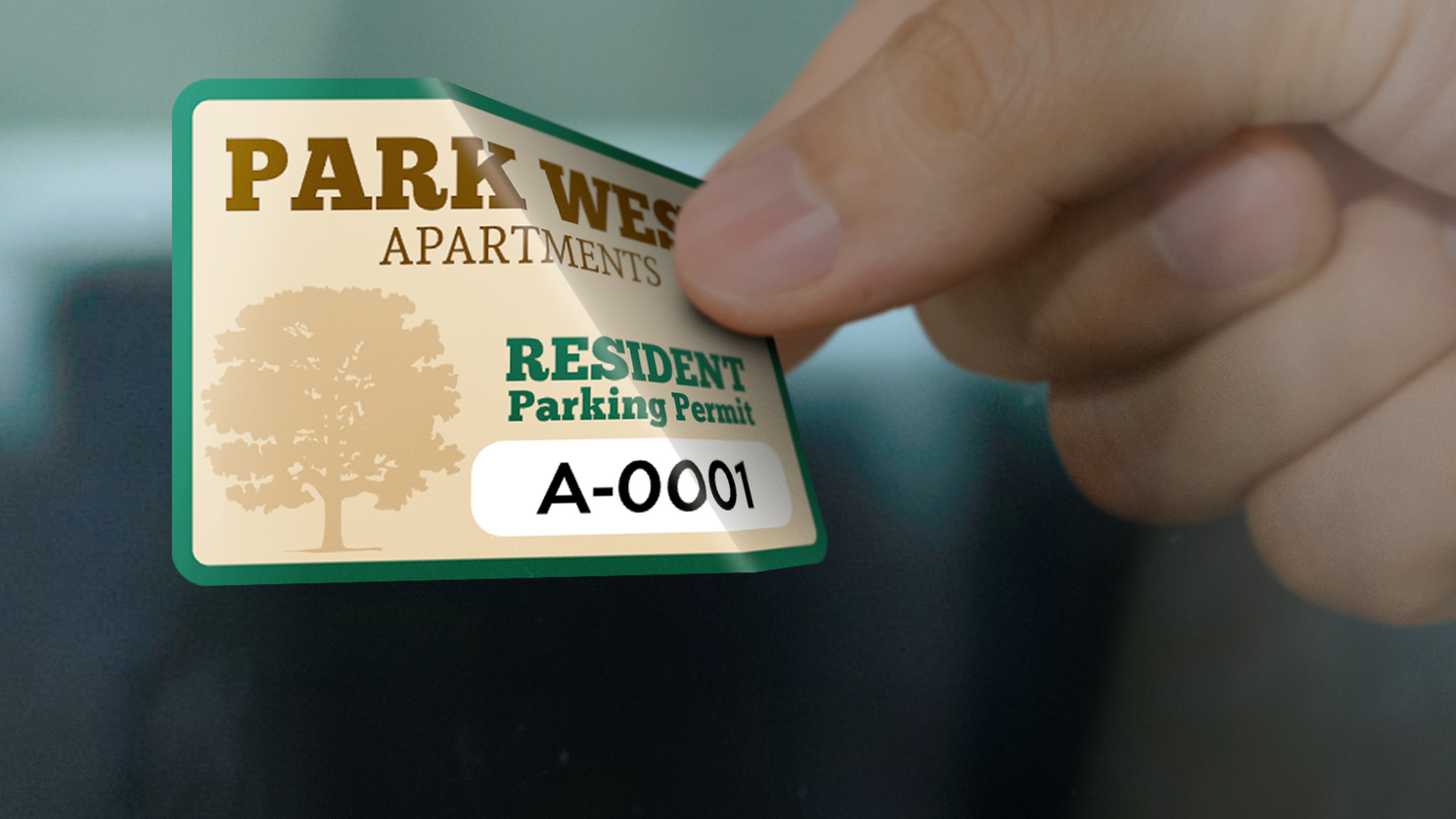 Quality Rectangle Apartment Parking Permits – Secure & Customizable