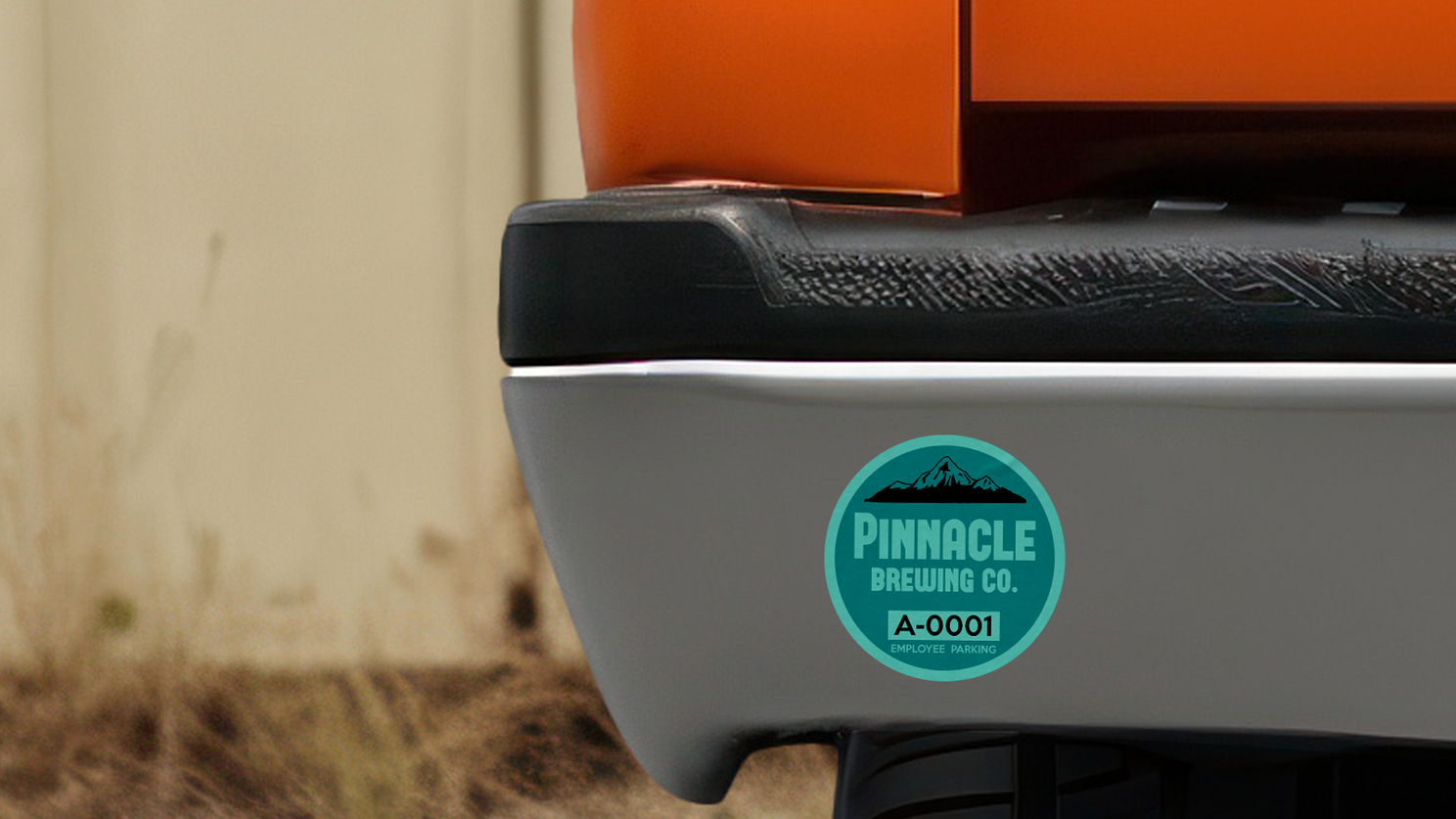 Circular Employee Parking Permits – Secure & Fully Customizable