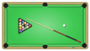 A Game In Pool Billiards Sticker