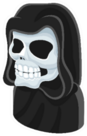 A Grim Reaper Avatar Cartoon Sticker
