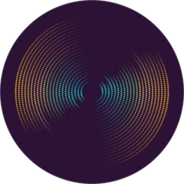 Abstract Spinning Record Sticker