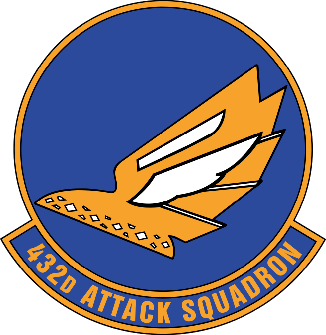 Air Force 432Nd Attack Squadron Sticker Shipped Fast & Free!