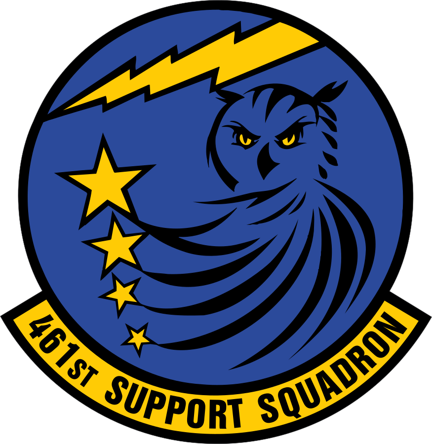Air Force 461St Support Squadron Sticker Shipped Fast & Free!