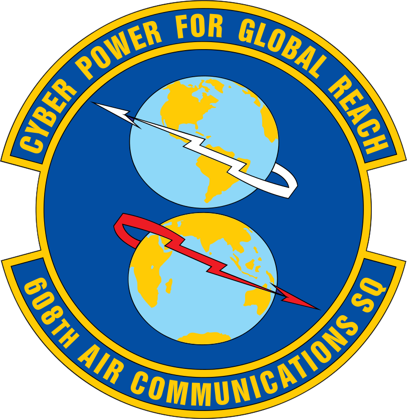 Air Force 608Th Air Communications Squadron Sticker