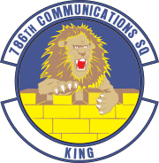 Air Force 786 Communications Squadron Sticker Shipped Fast & Free!