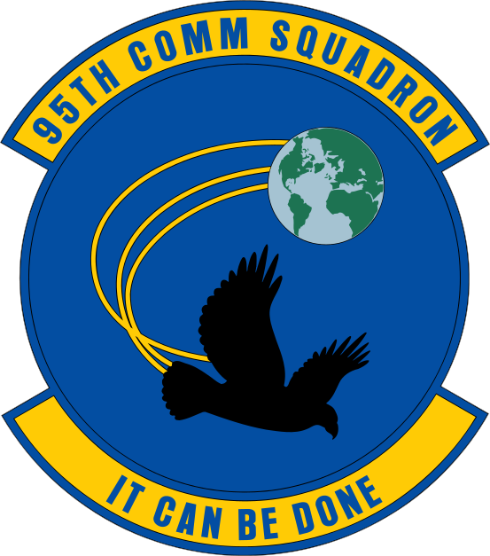 Air Force 95Th Communications Squadron Sticker - 50+ Color Options!