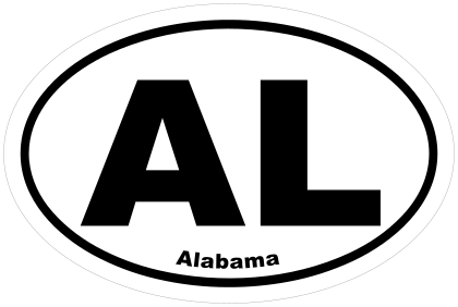 Alabama Car Decals & Stickers | Alabama Bumper Stickers