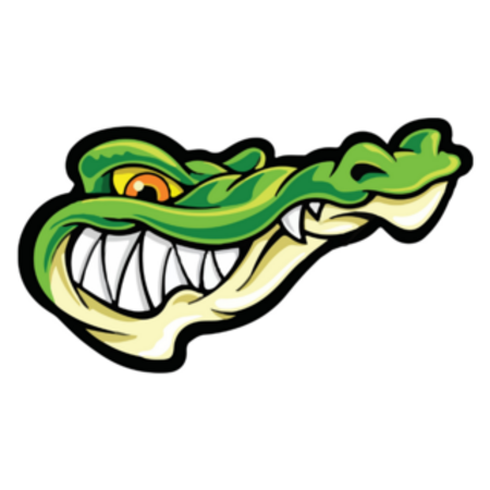 Gator Head Logo Alligator Gator Head Logo Stock Illustrations