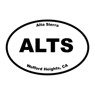 Alta Sierra Oval Sticker