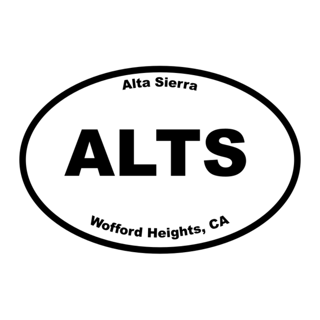 Alta Sierra Oval Sticker