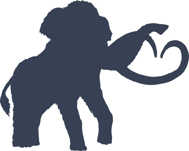 Angry Woolly Mammoth Dinosaur Sticker Shipped Fast & Free!