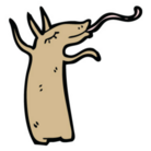 Anteater Cartoon Cute Sticker