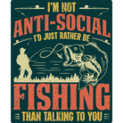Anti-Social Fishing Sticker