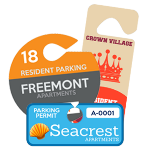 Custom Printed Hang Tags for Parking Passes