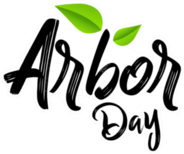 Arbor Day Calligraphy Sticker