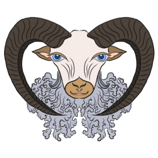 Aries Astrology Sign Ram Sticker