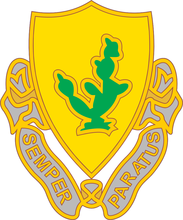 Army 12Th Cavalry Regiment Distinctive Unit Insignia Sticker
