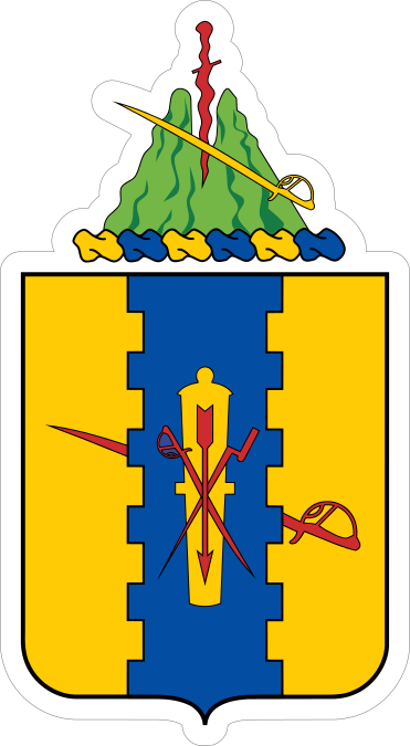 Army 4Th Cavalry Regement Coat Of Arms Sticker Shipped Fast & Free!