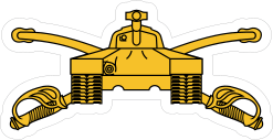 Army Armor Branch Emblem Sticker - Fast Shipping & No Minimums