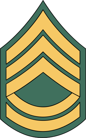 Army Rank E-7 Sergeant First Class Sticker - 50+ Color Options!