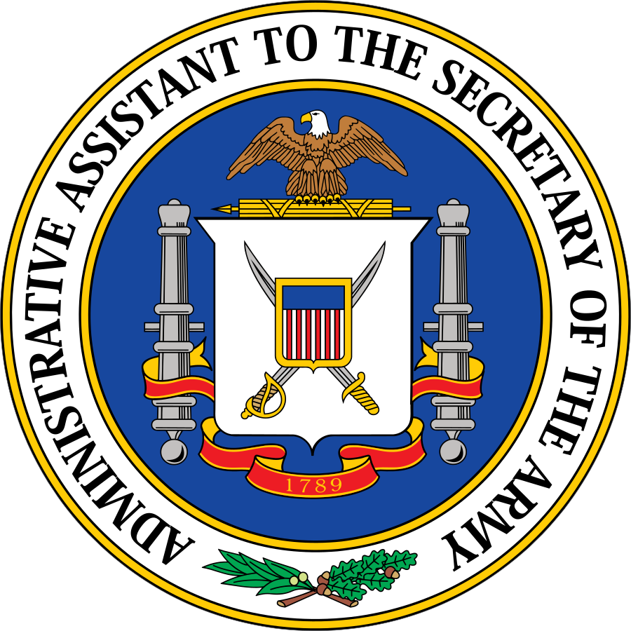 Army Seal Administrative Assistant Sticker