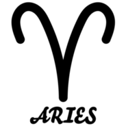 Astrological Sign Aries Sticker