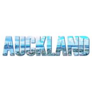 Auckland New Zealand City Lettering Sticker