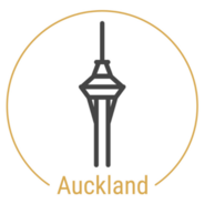 Auckland New Zealand Icon Sticker