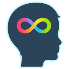 Autism Spectrum Disorders Rainbow Infinity Sticker