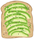 Avocado Toast Sticker