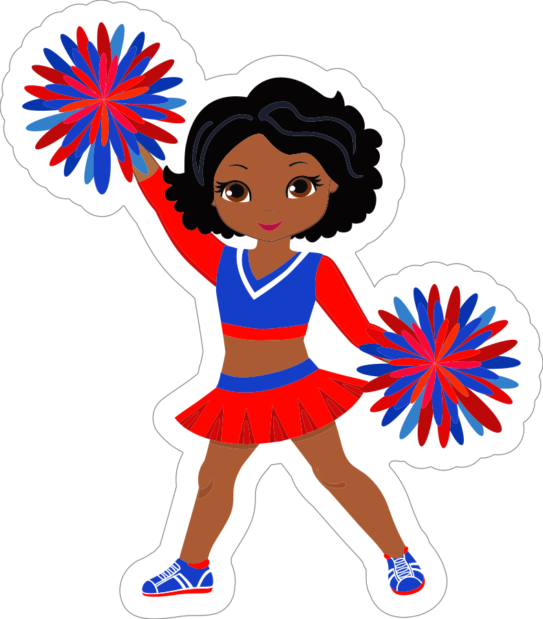 Awesome Cheerleading Sticker