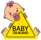 Baby Girl On Board Sticker