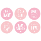 Baby Girl Sticker Sheet