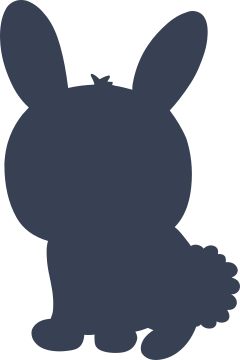 Baby Rabbit Sticker - Fast Shipping & No Minimums