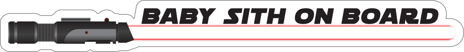 Baby Sith on Board Sticker Shipped Fast & Free!