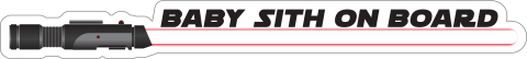 Baby Sith on Board Sticker Shipped Fast & Free!
