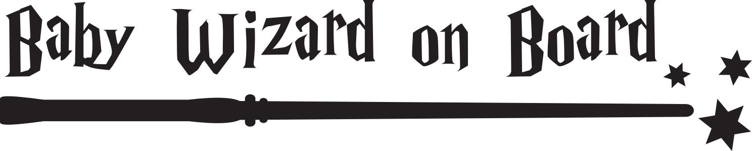 Baby Wizard on Board Sticker - Fast Shipping & No Minimums