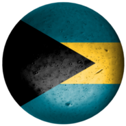 Bahamas Round Sticker