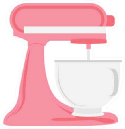 Baking Mixer Sticker
