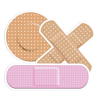 Band Aid Car Stickers & Decals | Bandage Stickers