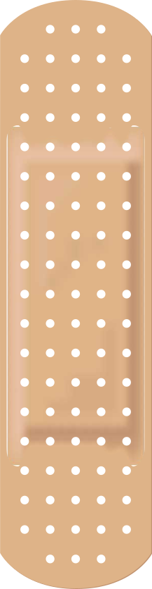 Band Aid Sticker Shipped Fast & Free!