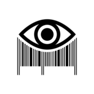 Barcode Shopping Eye Illustration Sticker